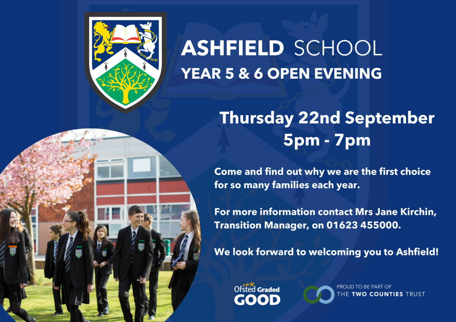 Year 5 & 6 Open Evening - Ashfield Comprehensive School